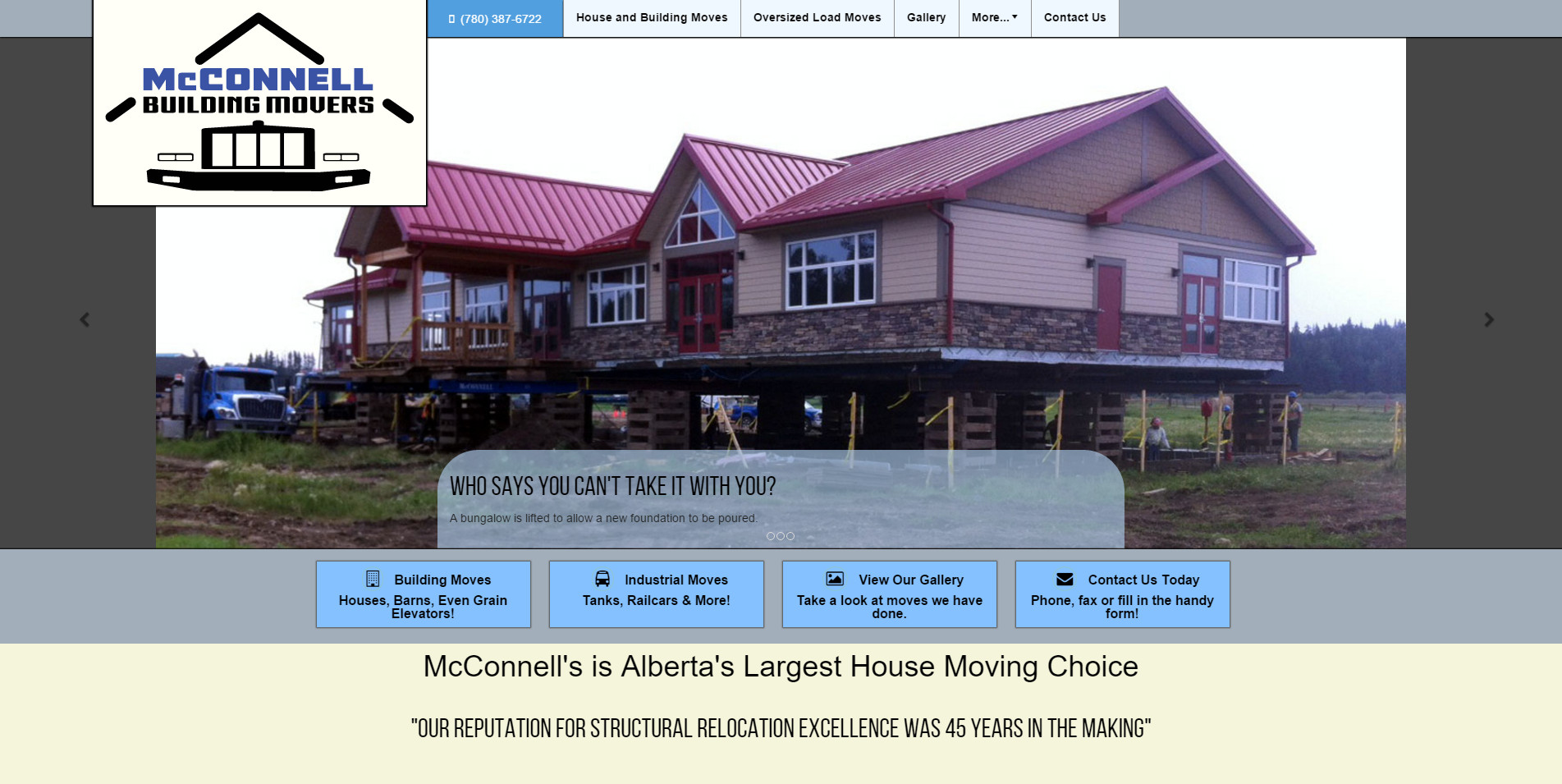 Connect with McConnell Building Movers of Central Alberta- McConnell ...